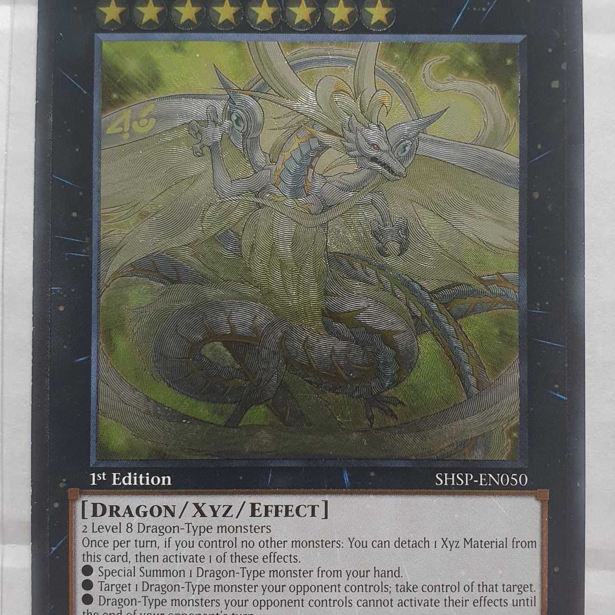 Yugioh - Number 46: Dragluon *Ultimate Rare* SHSP-EN050 (NM) – Envoy Cards