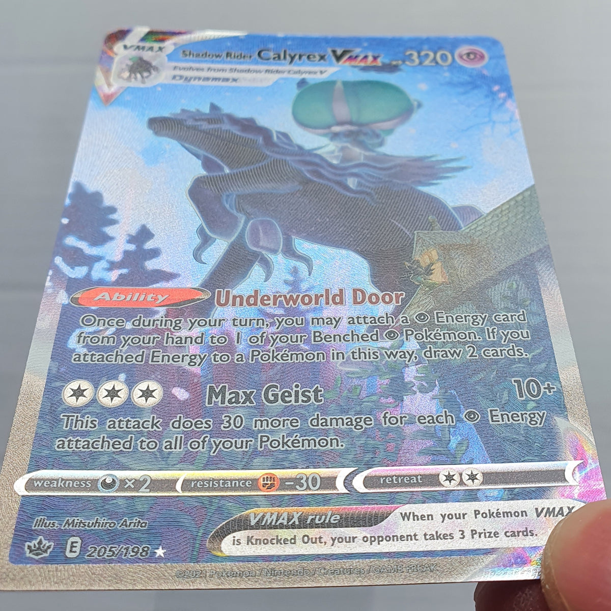 Pokemon - Shadow Rider Calyrex VMAX [Alternate Art] *Secret Rare* Chil ...